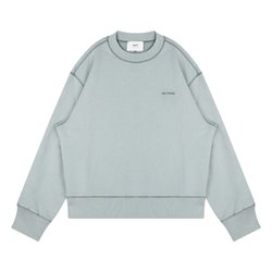 [시흥점] [아미]23FW USW016 JE0052 468 페이드 아웃 스웨트셔츠 아쿠아마린 - SSG.COM