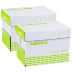 바나나 A4용지 A4 복사용지 75g 2500매 2박스 - SSG.COM