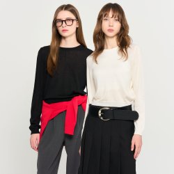 WOMAN 울 블렌드 텐셀 핀턱 풀오버 [3COL] / WBD3L05504 - SSG.COM