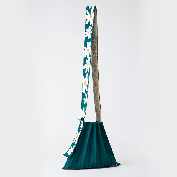 Lucky Pleats Knit Daisy Wing Deep Forest - SSG.COM