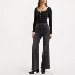 [리바이스] 여성 립케이지 벨진 블랙 A7503-0000 (S19157630) - SSG.COM