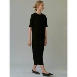 pleats long dress (black) - SSG.COM