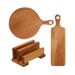 마호가니 원목도마 거치대 세트 3P - SSG.COM