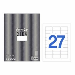 라벨지 바코드용 27칸 100매 LS-3104 폼텍 - SSG.COM