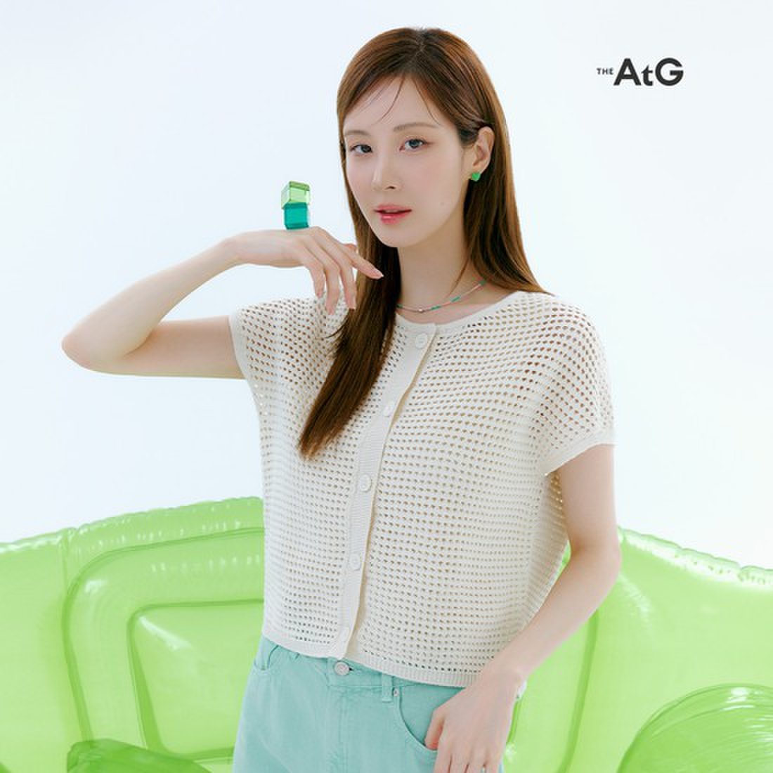 더엣지 24SS 코튼 100% 크로셰 니트 베스트1종, 믿고 사는 즐거움 SSG.COM