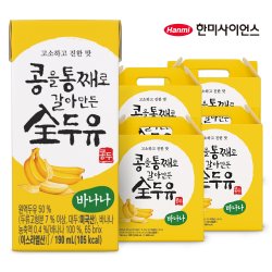 [한미]콩을 통째로 갈아만든 전두유 바나나 190ml 64팩 - SSG.COM