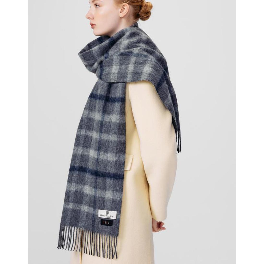 [22FW] [DAKS MUFFLER][BASIC]남녀공용 라이트그레이 체크 DBMU2F803G2, 믿고 사는 즐거움 SSG.COM