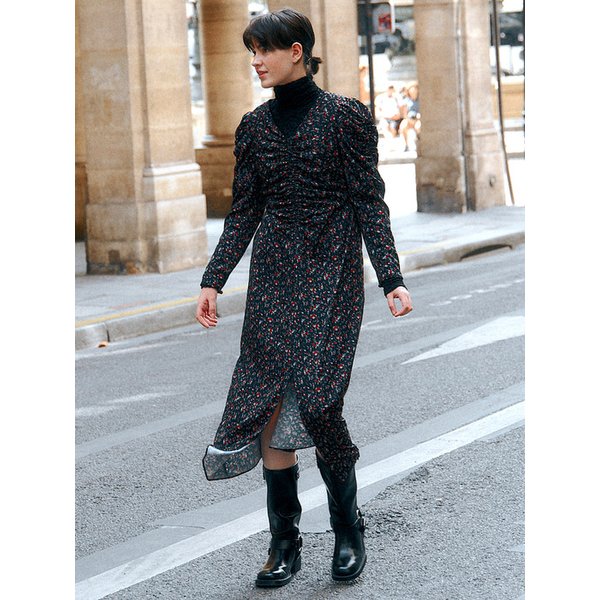 Anna Floral Printed Shirring Maxi Dress VC2399OP002M - SSG.COM