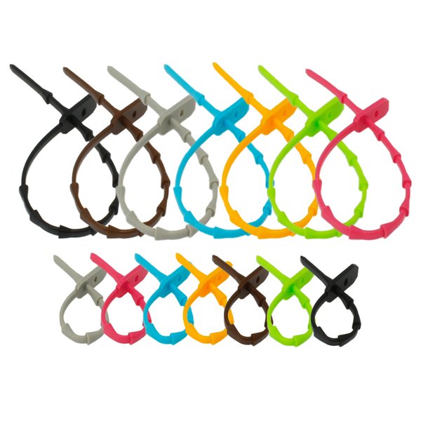 이탑 ET-SCT30 ET-SCT40 실리콘 선정리 케이블타이 풀매듭 소형 대형 2구 사무실 - SSG.COM