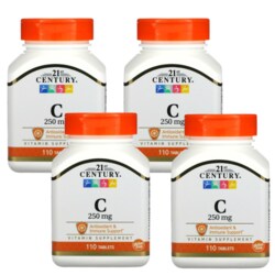 [21 센츄리] 비타민 C 250mg 110정[4set] - SSG.COM