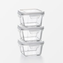 글라스락 테이퍼 정사각 3P_480ml - SSG.COM