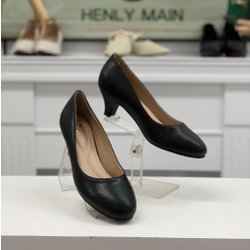 천연소가죽 셀리크 라운드 펌프스힐 5cm - SSG.COM