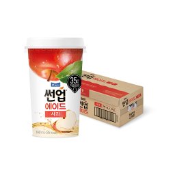 썬업 에이드 사과 190ml 10컵 - SSG.COM