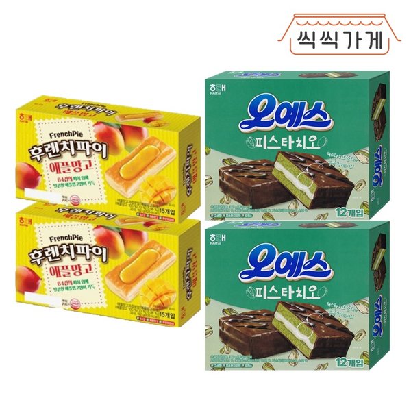 [씩씩가게] 후렌치파이 애플망고 192g x 2ea + 오예스 피스타치오 360g x 2ea - SSG.COM