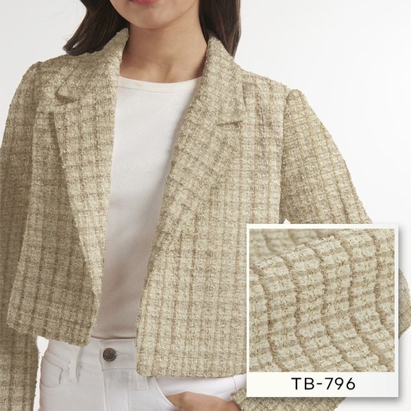 이태리-비스코스 블렌드 선염 트위드 (220g) TB-796 패브릭원단 - SSG.COM