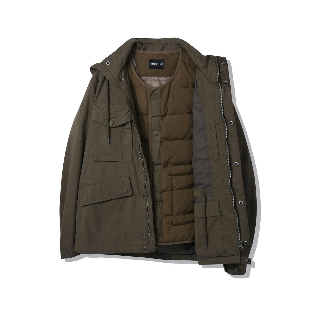 JP1JPM101 지프 패딩 숏 2024년 카키 야상 점퍼 A2 - SSG.COM