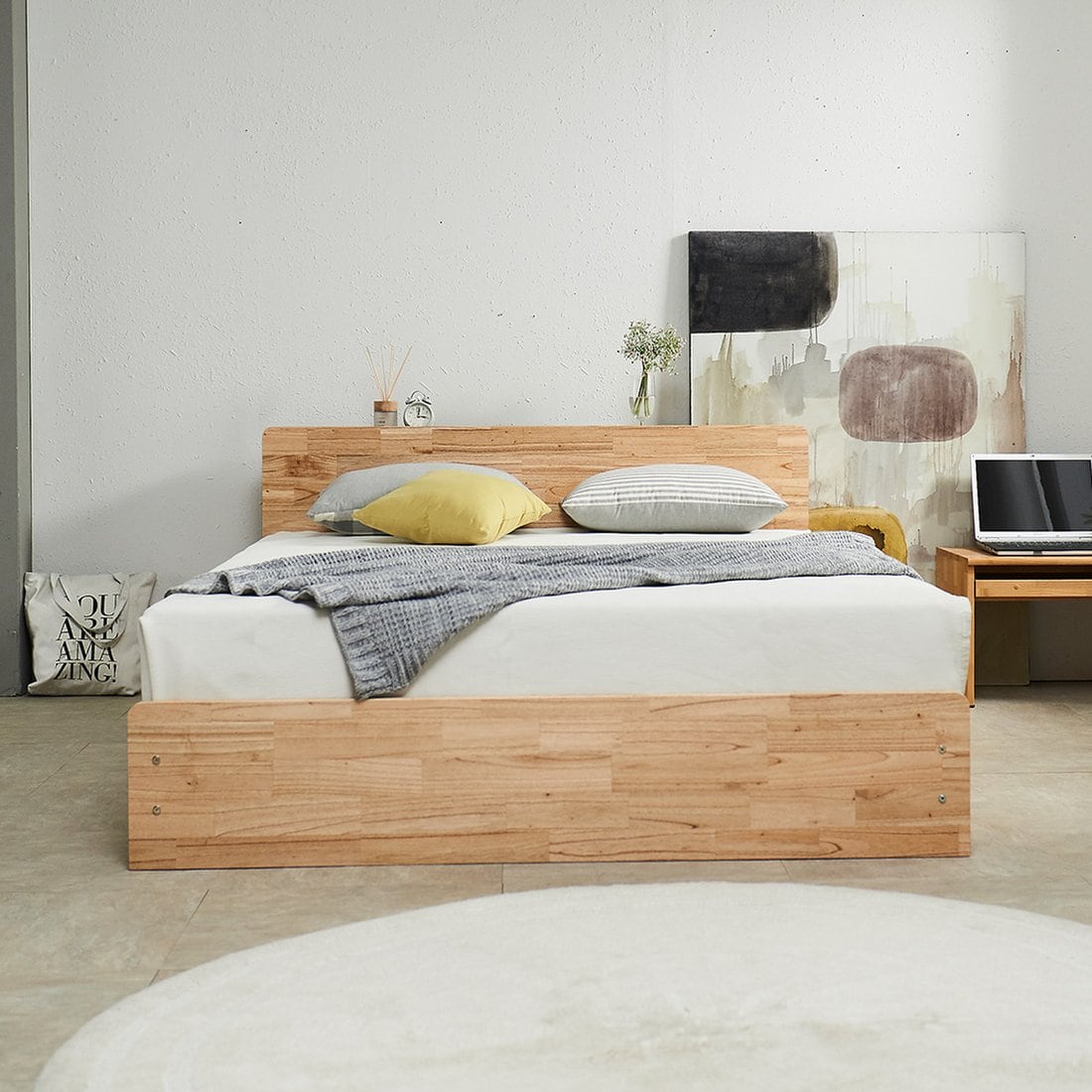 던거 캘리포니아킹 1900 수납형 침대 참죽 원목 프레임, 믿고 사는 즐거움 SSG.COM