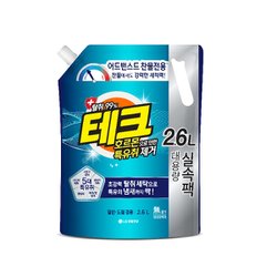 테크 찬물강화 특유취제거 세탁세제 2.6L리필 - SSG.COM