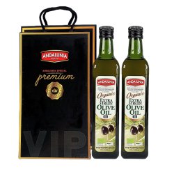 안달루니아 유기농 엑스트라버진 올리브유 500ml 2P 선물세트 - SSG.COM