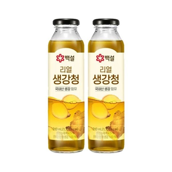 [CJ]백설 리얼생강청 310ml x2개[35010677] - SSG.COM