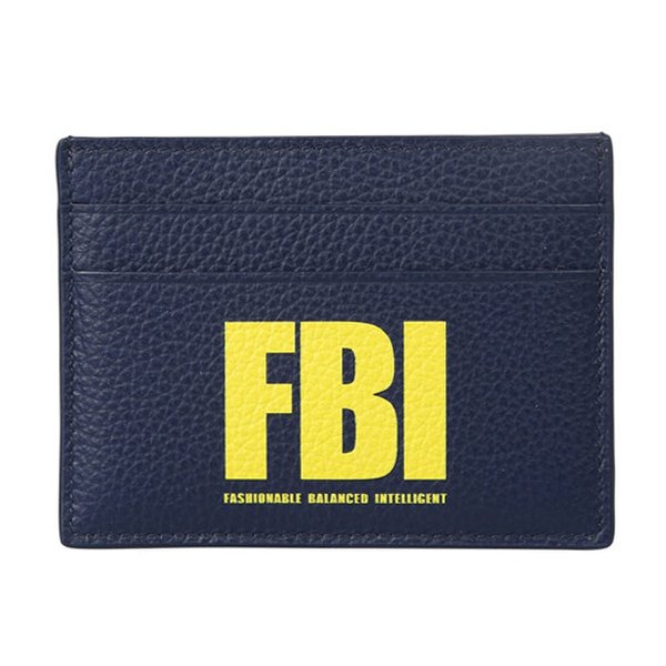 [명품] 발렌시아가 667501 2102P 4672 FBI프린트 카드지갑 네이비옐로우 - SSG.COM