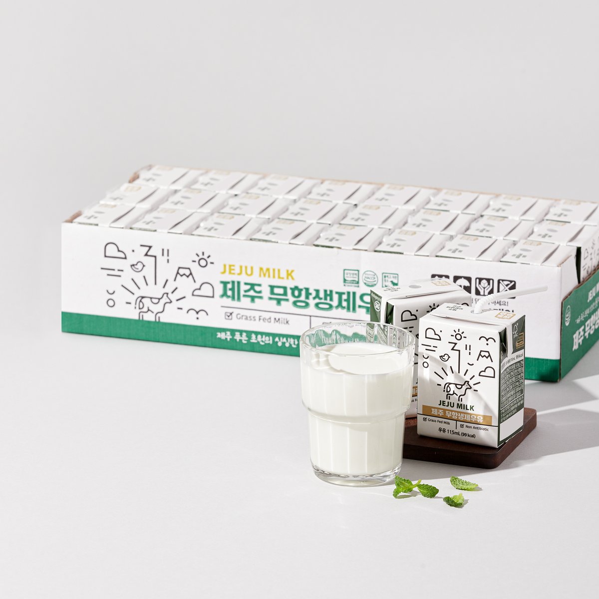 제주 무항생제 멸균 우유 115ml x 24개 - SSG.COM