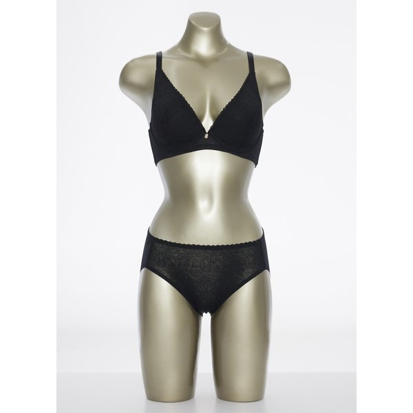 [75A~85B]블랙폼 노와이어 브라+팬티2장SET(TDWBR263BK2SET) - SSG.COM