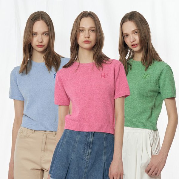 [제너럴아이디어] GNRL 부클 반팔 니트 [3COL] / SBC2U05020 - SSG.COM