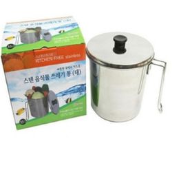 주방 청결 필수템 스텐 음식물 쓰레기통 대형 3.5L - SSG.COM