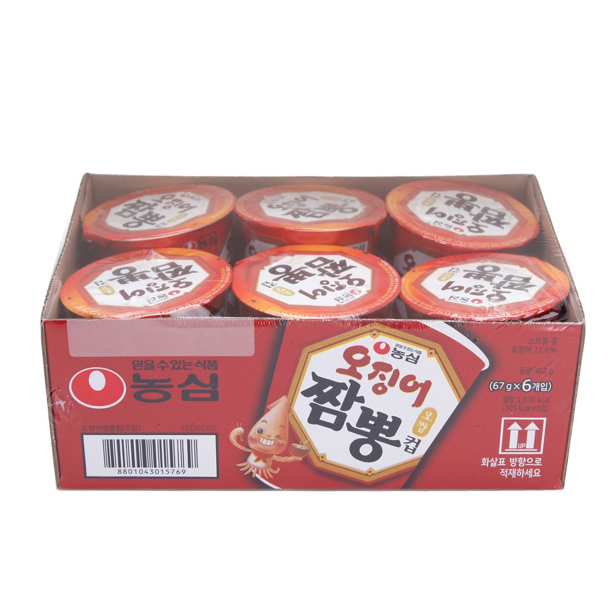 [농심] 오징어짬뽕 6입 402g (67g*6입) - SSG.COM