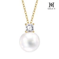 [골드앤] 14K 미러스퀄 진주 8mm 목걸이 YG - SSG.COM