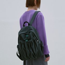Gathered Backpack_Deep Green_323BG006GN - SSG.COM
