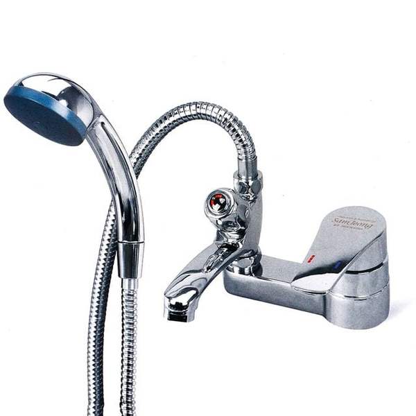 수도꼭지 수전 삼정 대붙이 레버식 온냉수 혼합 SJ-104 - SSG.COM