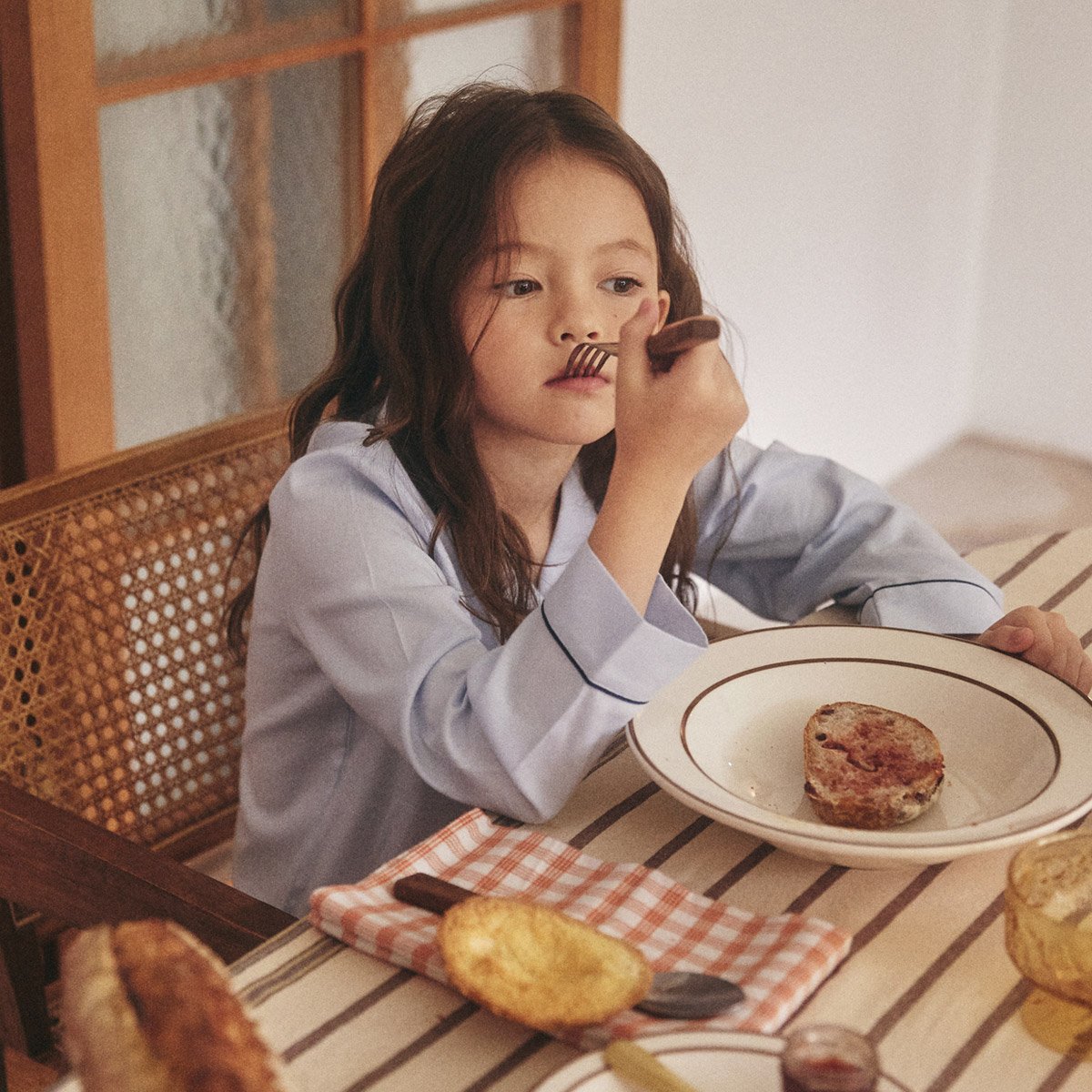 [오르시떼] 여아동 A036 엠마(BL) 긴소매 상하 (80-85) - SSG.COM