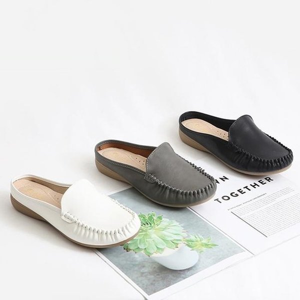 [신꼬가] 255-265mm 빅사이즈 여자 앞 막힌 슬리퍼 - SSG.COM