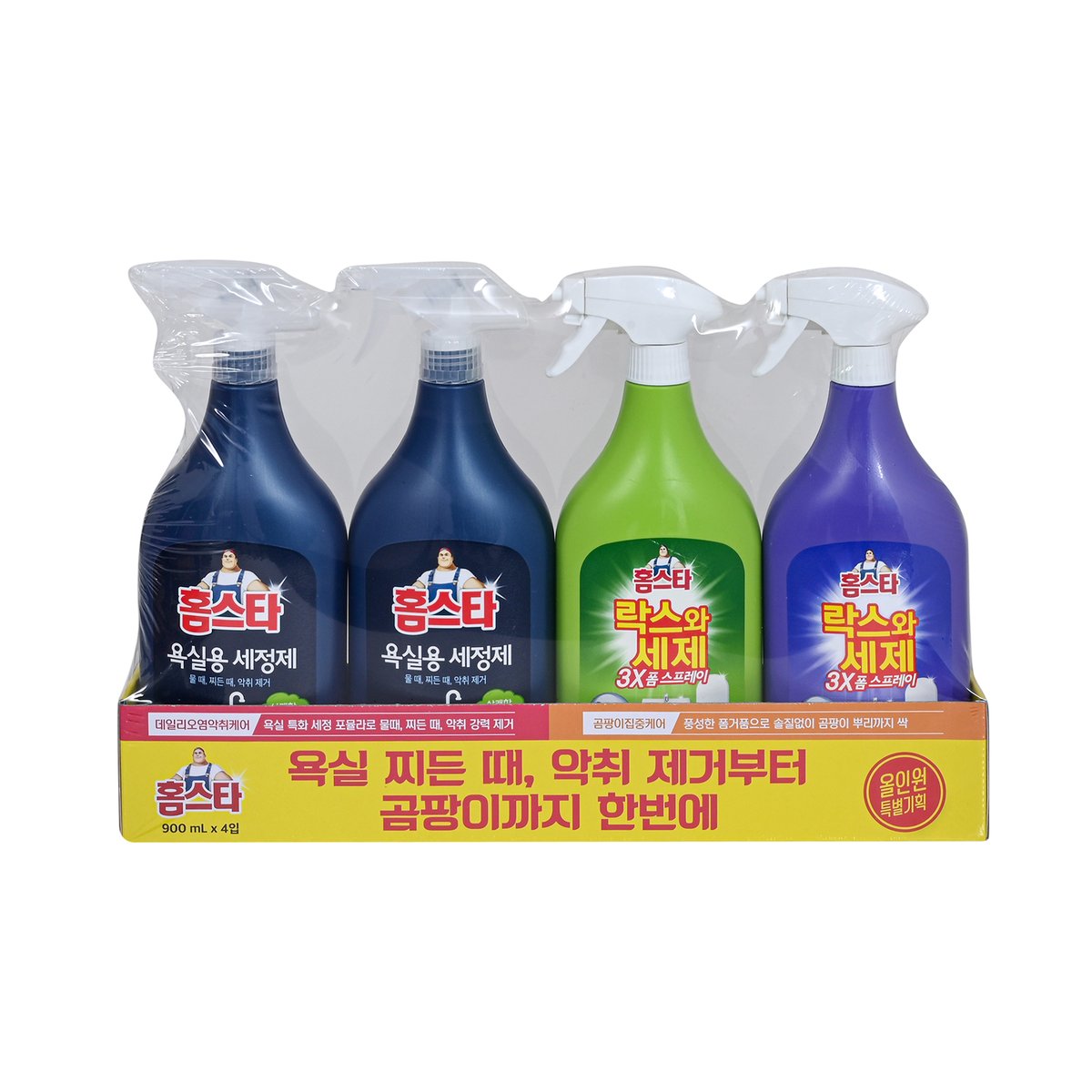 홈스타 욕실용 세정제 900mL*4 기획팩 - SSG.COM