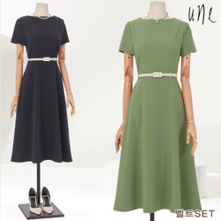 윈(une) [77까지][벨트set]모던심플페미닌원피스 - SSG.COM