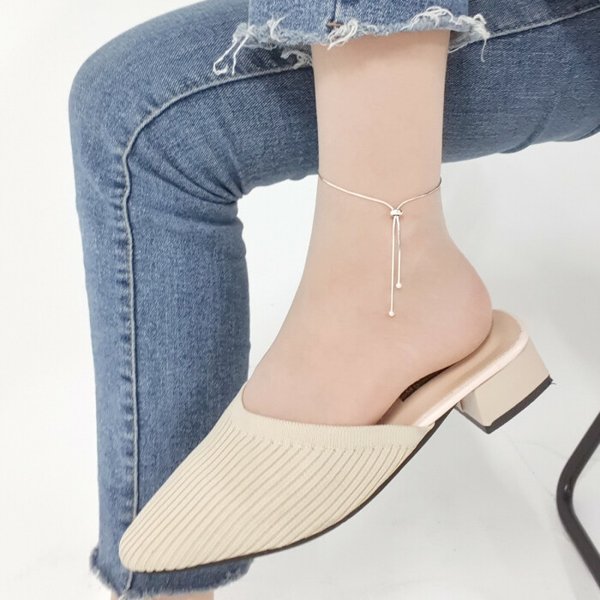 디어글로우 / 매듭 뱀줄 체인 실버925 슬라이드 볼 발찌 3color[중지]3 - SSG.COM