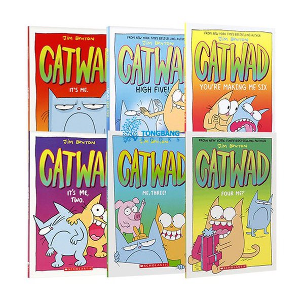 영어원서 Catwad 시리즈 그래픽노블 6종 세트 - Paperback - SSG.COM