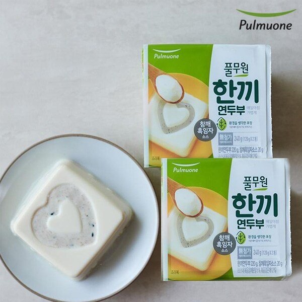 [풀무원]한끼연두부 참깨흑임자소스 240g(120gx2개) - SSG.COM