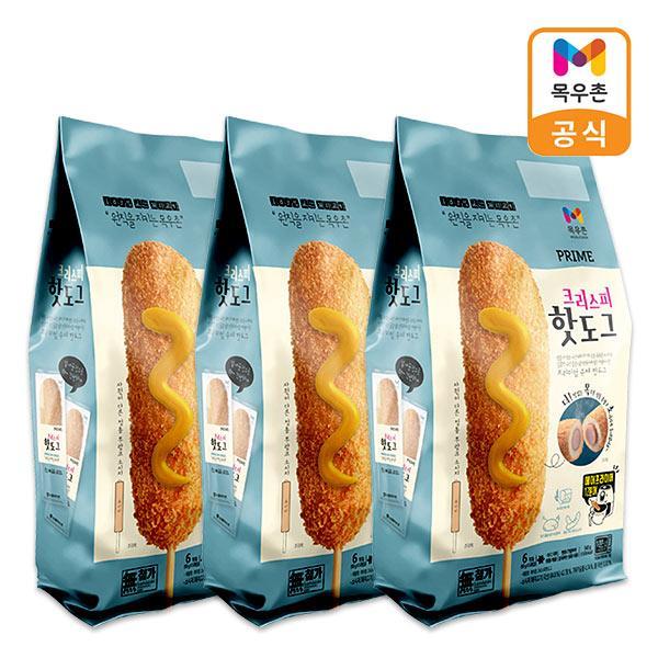 목우촌 프라임 크리스피 핫도그 540g x 3개 - SSG.COM