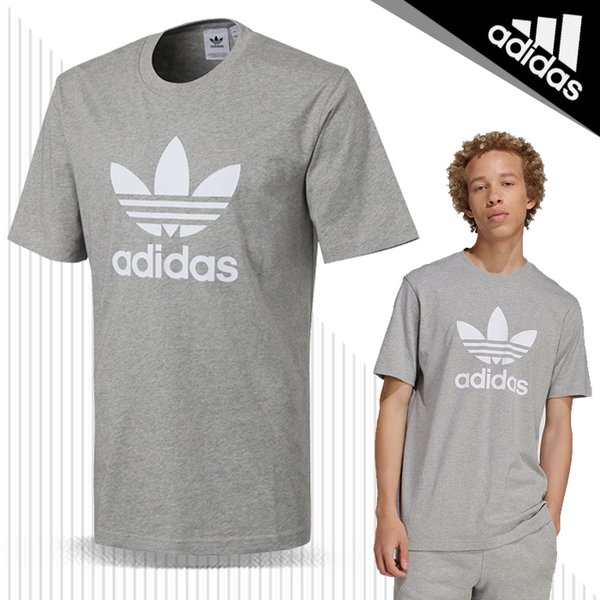 아디다스 트레포일 트레이닝 반팔 IS0613 그레이_신 - SSG.COM