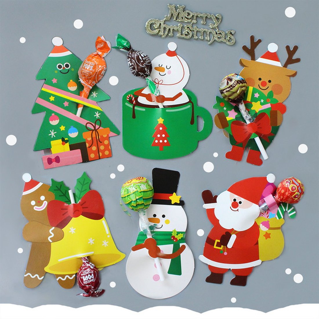 산타와 친구들 사탕페이퍼 1장 (6p) -도토리클래스, 믿고 사는 즐거움 SSG.COM