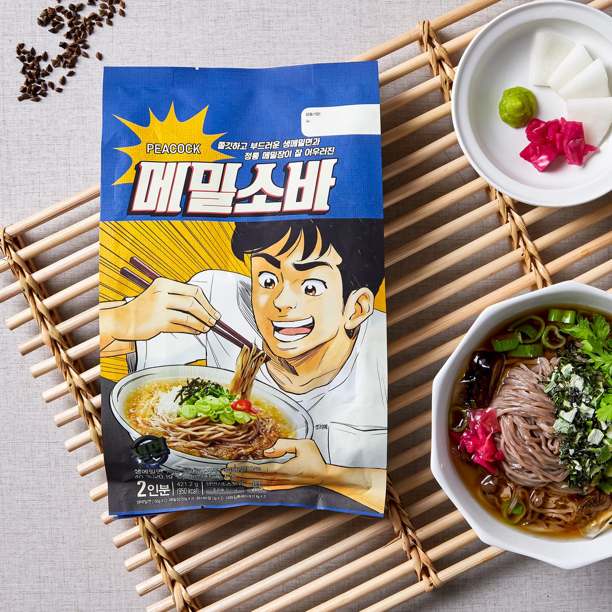 피코크 메밀소바 421.2g - SSG.COM