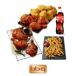 황올반+BBQ양념반+자메이카 통다리구이+BBQ감자튀김+콜라1.25L - SSG.COM