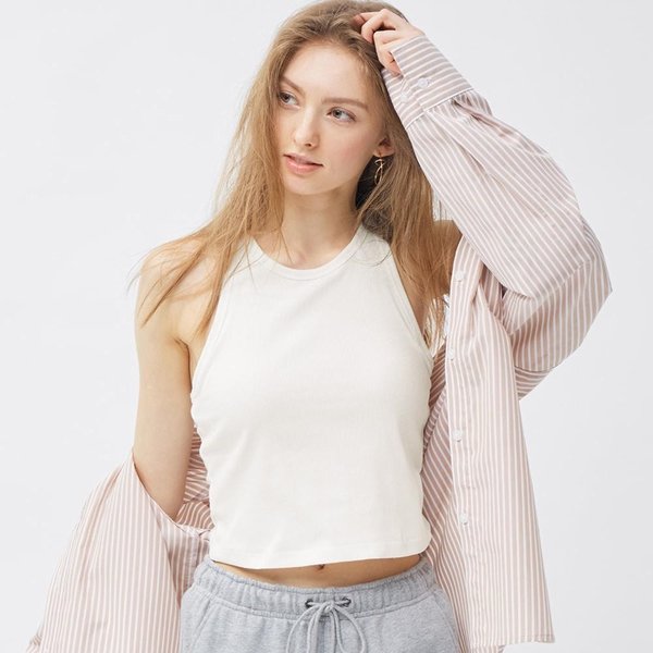 유니클로 GU 브라필 크롭 Y백 탱크탑+X - SSG.COM