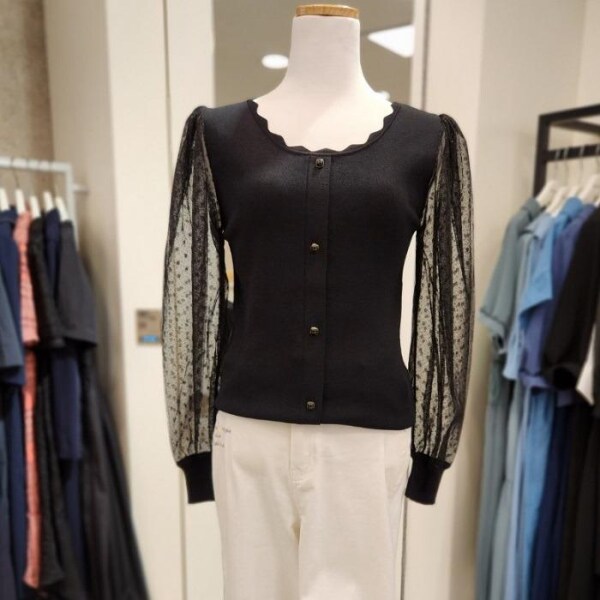 베스띠벨리 NC13 소매시스루배색니트 BEUCB2919 (10578080) - SSG.COM