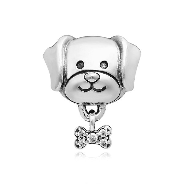 판도라 792254C01 펫 도그 강아지 & 본 실버 참 - SSG.COM