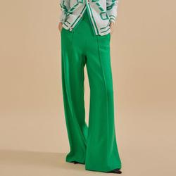 [딘트] P9065 핀턱 와이드 울 슬랙스/그린 - SSG.COM