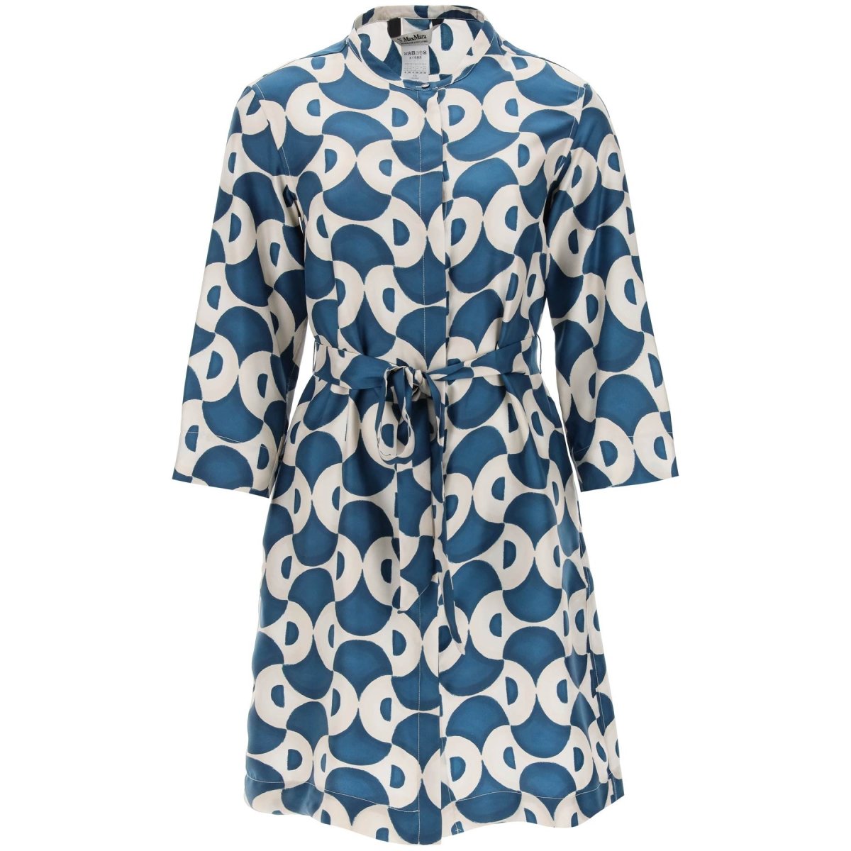 막스마라 s max mara timek chemisier dress in printed silk Womens Dress ...